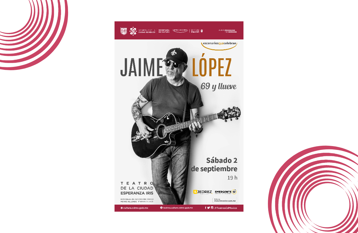 Jaime López llega a los “69 y llueve” en el Teatro Esperanza Iris de la ...